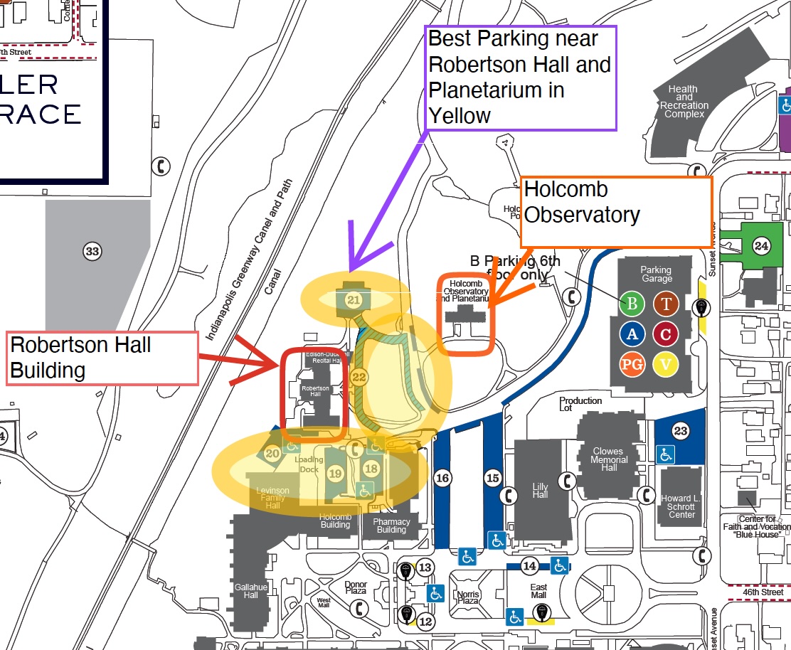 General Meeting: Robertson Hall and Planetarium at Butler University ...
